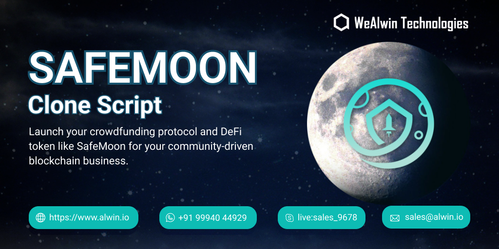 SafeMoon Clone Script for creating a decentralized token protocol
