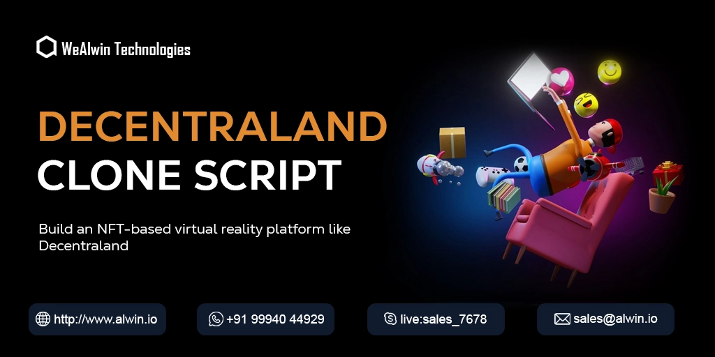 Decentraland Clone Script | Launch Your Own Virtual Metaverse